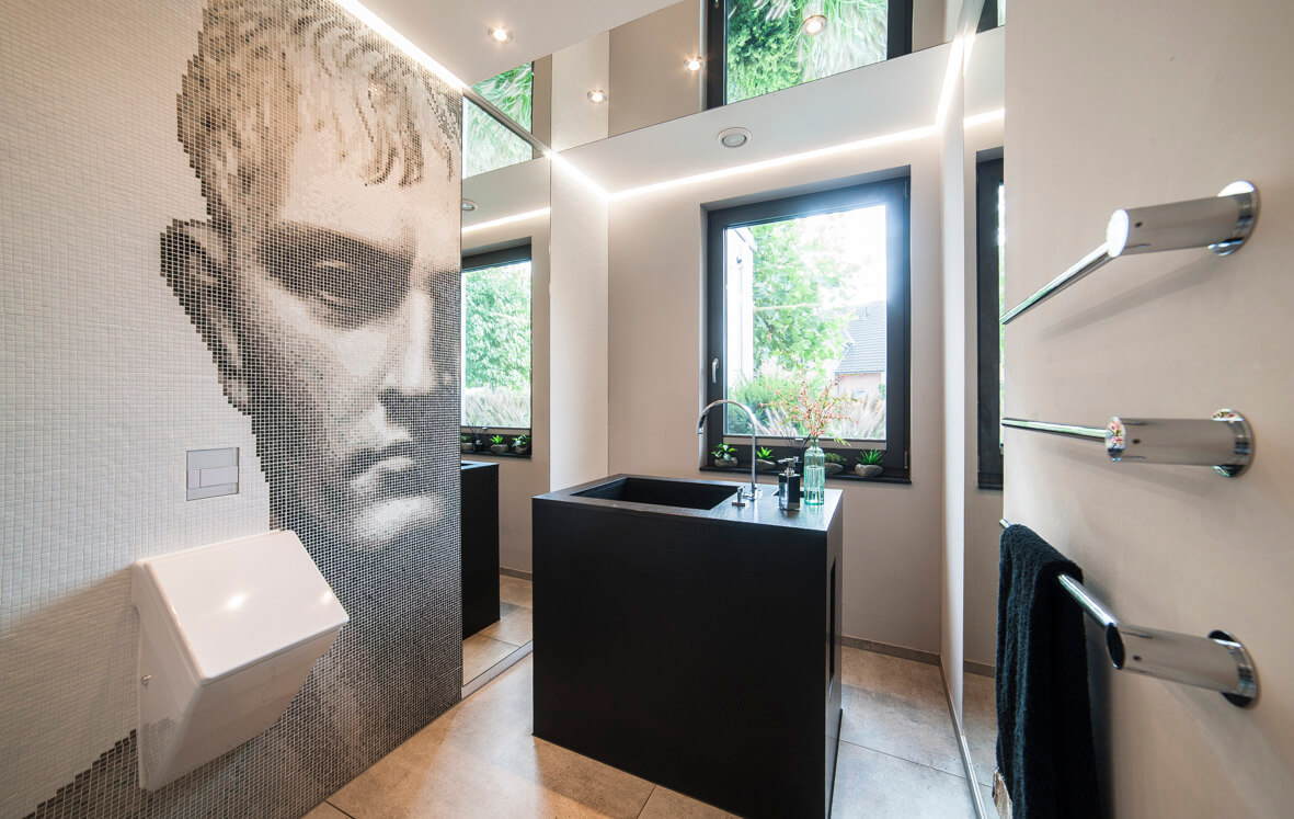 PREMIUM GÄSTE WC geplant vom Profi - Designer Torsten Müller